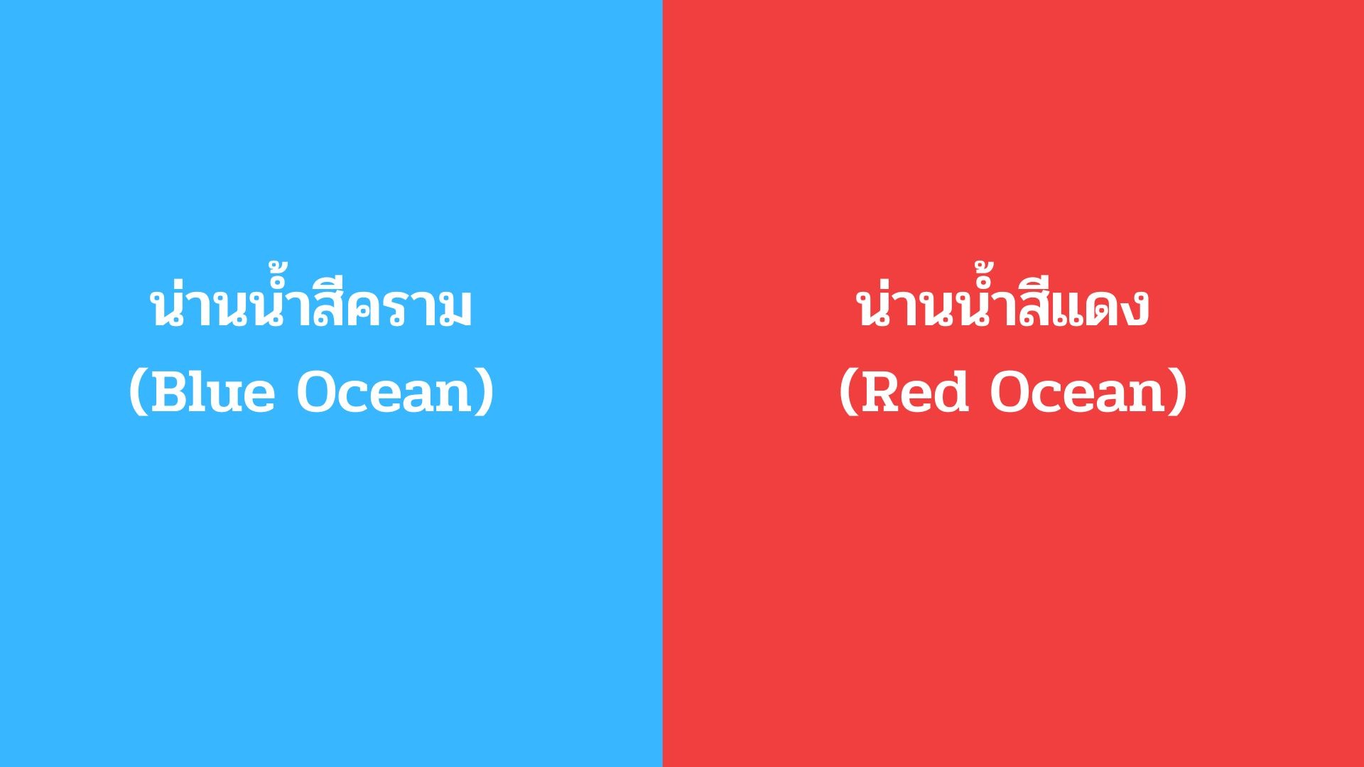 Blue Ocean & Red Ocean สองกลยุทธ์ที่พลิกพื้นธุรกิจจาก 'ร้อย' เป็น 'ล้าน ...